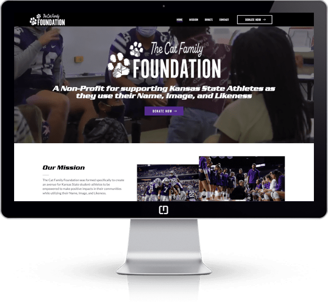 Sport Foundation Web Design Conceptualized Design Manhattan KS